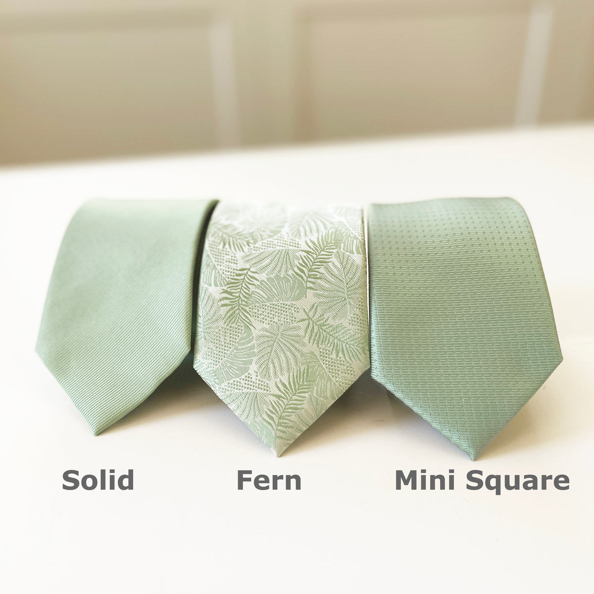 Sage Green Tie (Adult/Junior Dusty Sage Tie & Kids Bow Tie) – Spotlight ...
